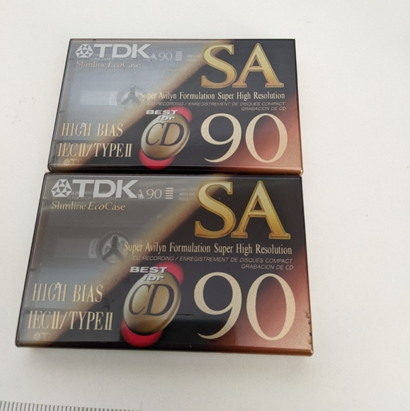 TDK | Other | Vintage Sealed Tdk Sa9 High Bias Ieciitype Ii 7 Db ...